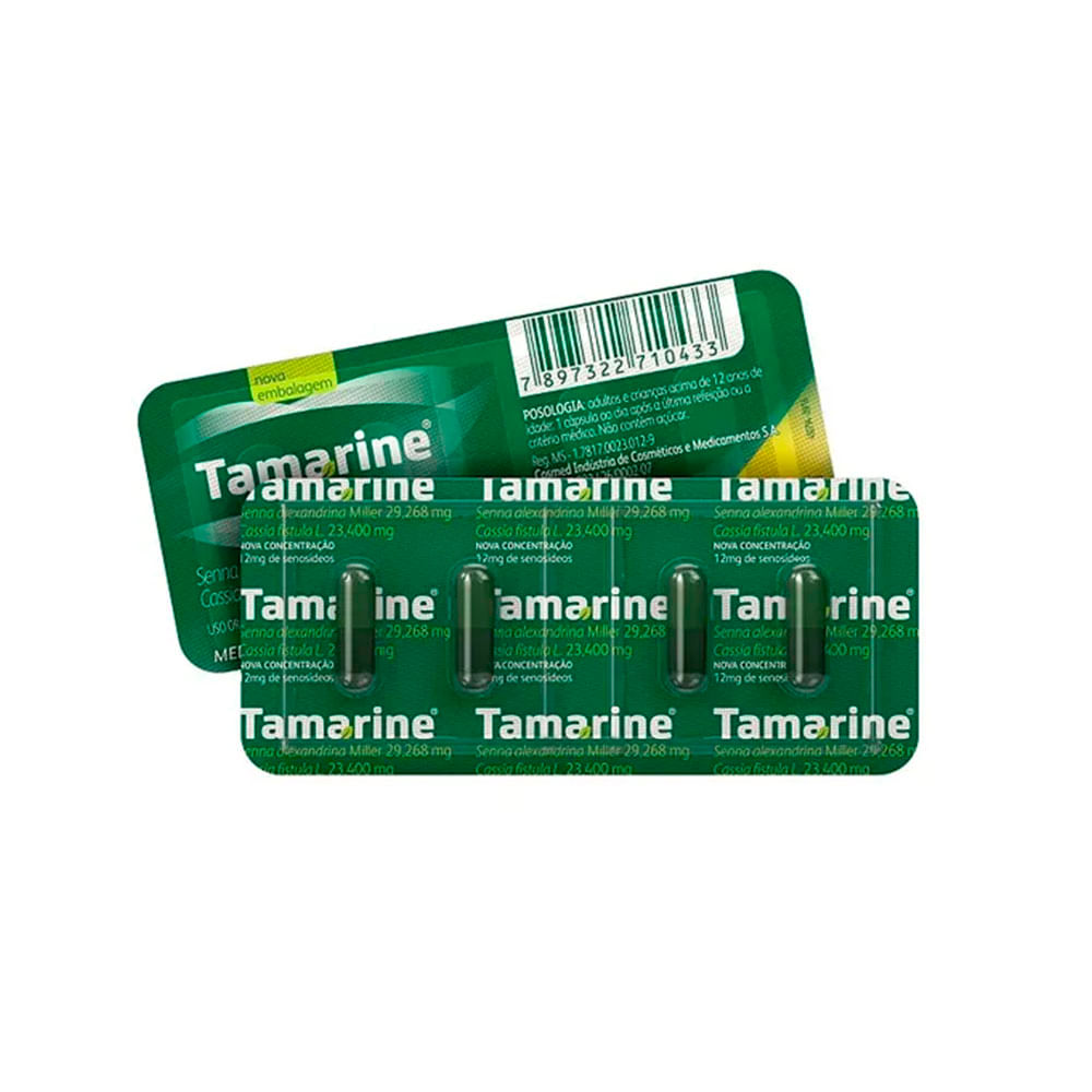 Tamarine 12Mg 4 Cápsulas - drogariamoderna