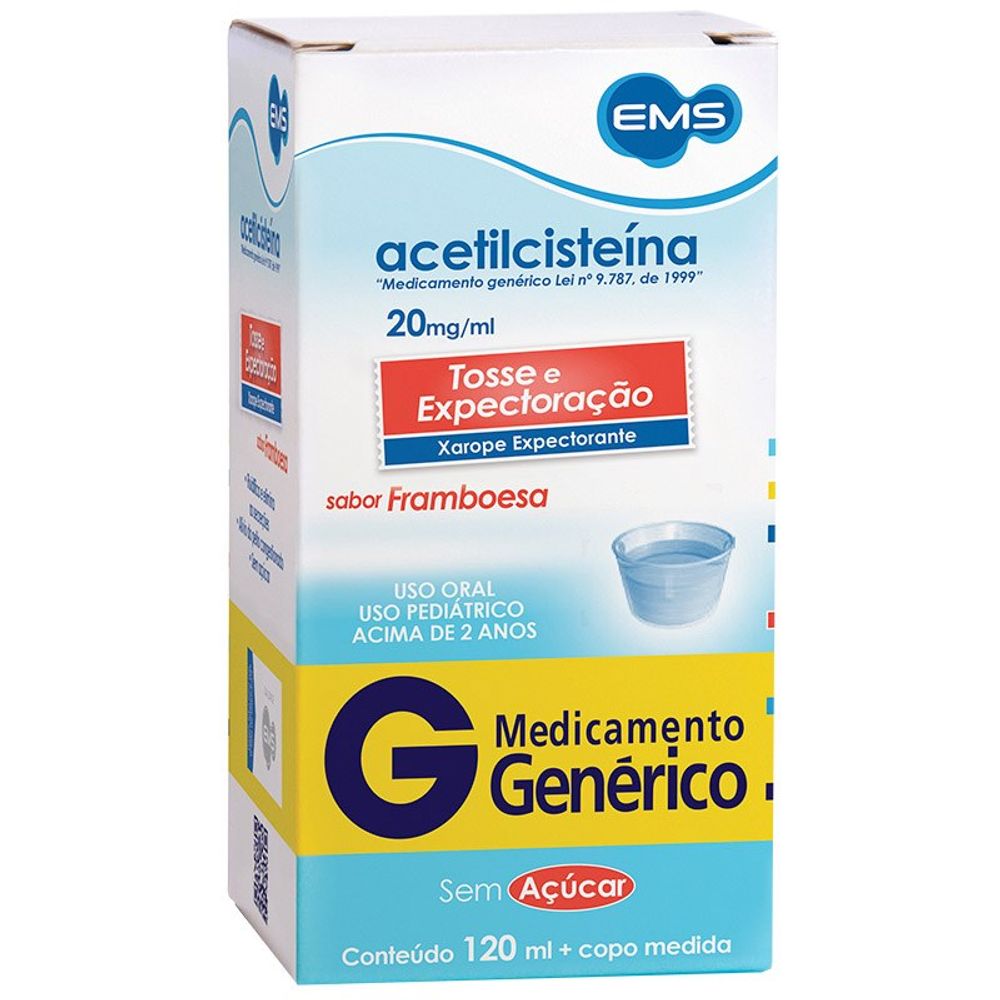 Acetilcistena Infantil 120Ml - drogariamoderna