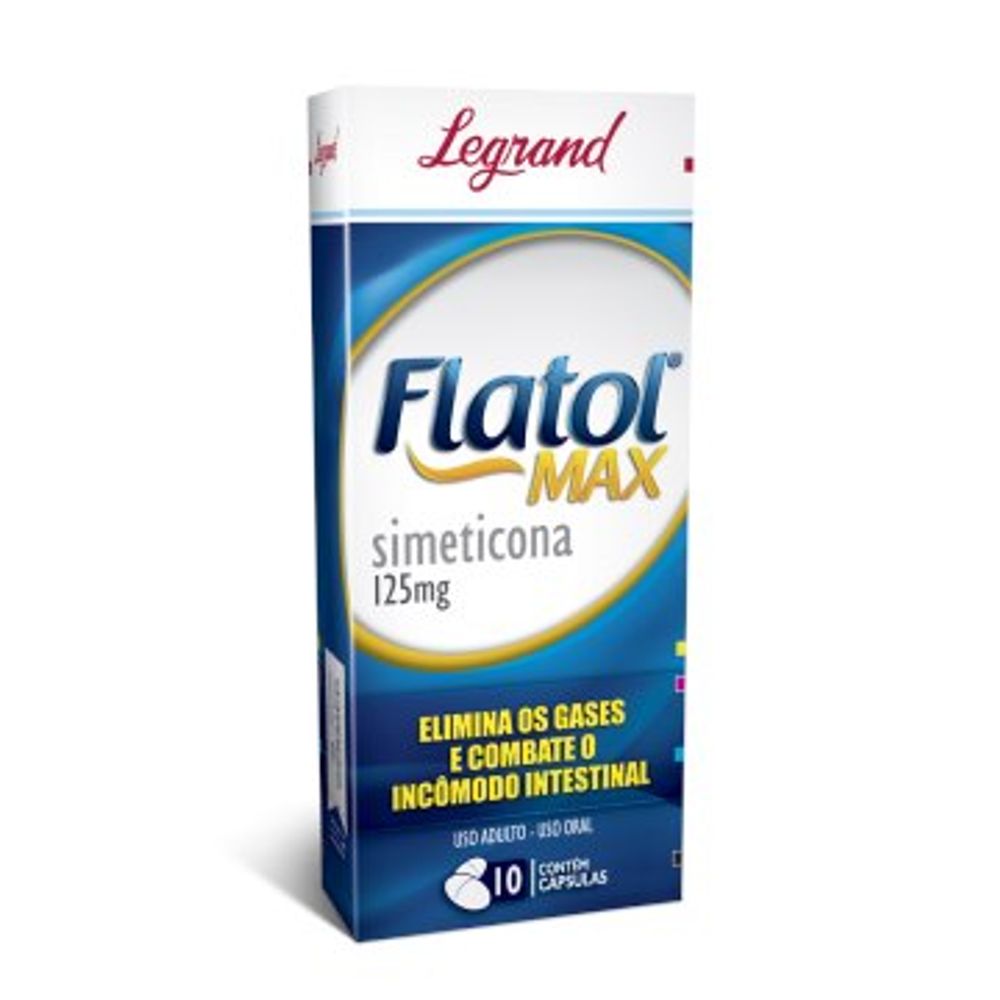 Flatol Max 125 Mg C/10Cps - drogariamoderna