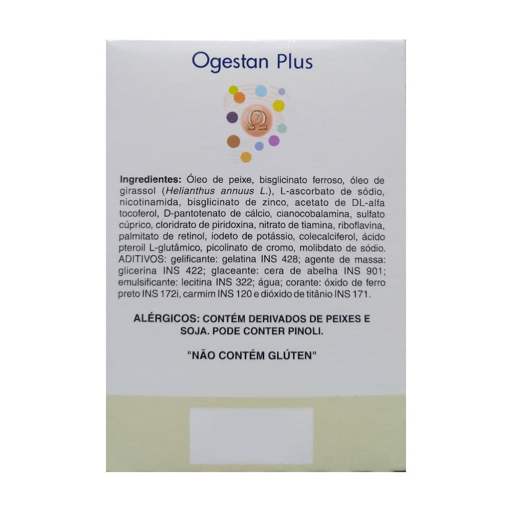 Ogestan Plus 90 Cápsulas - drogariamoderna