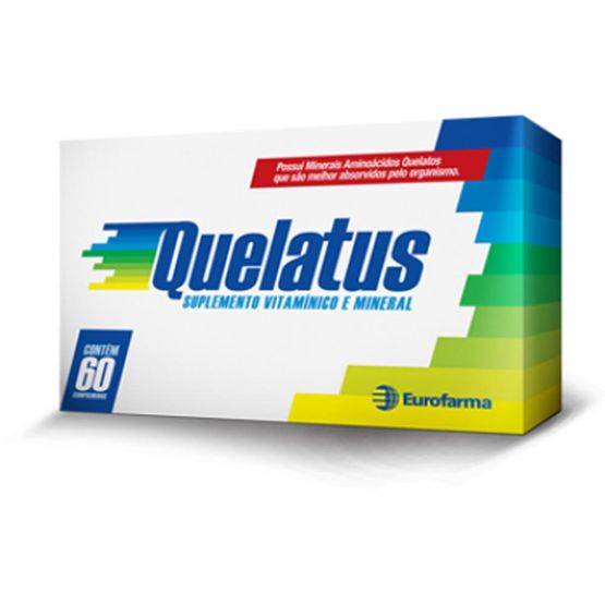 Quelatus Suplemento Vitamínico E Mineral Com 60 Comprimidos ...