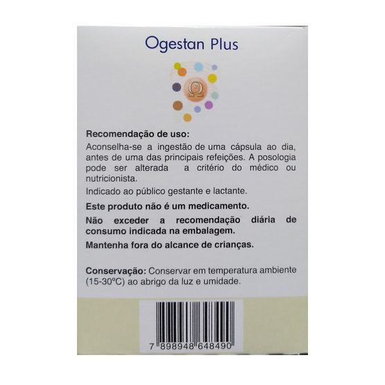 Ogestan Plus 90 Cápsulas - drogariamoderna