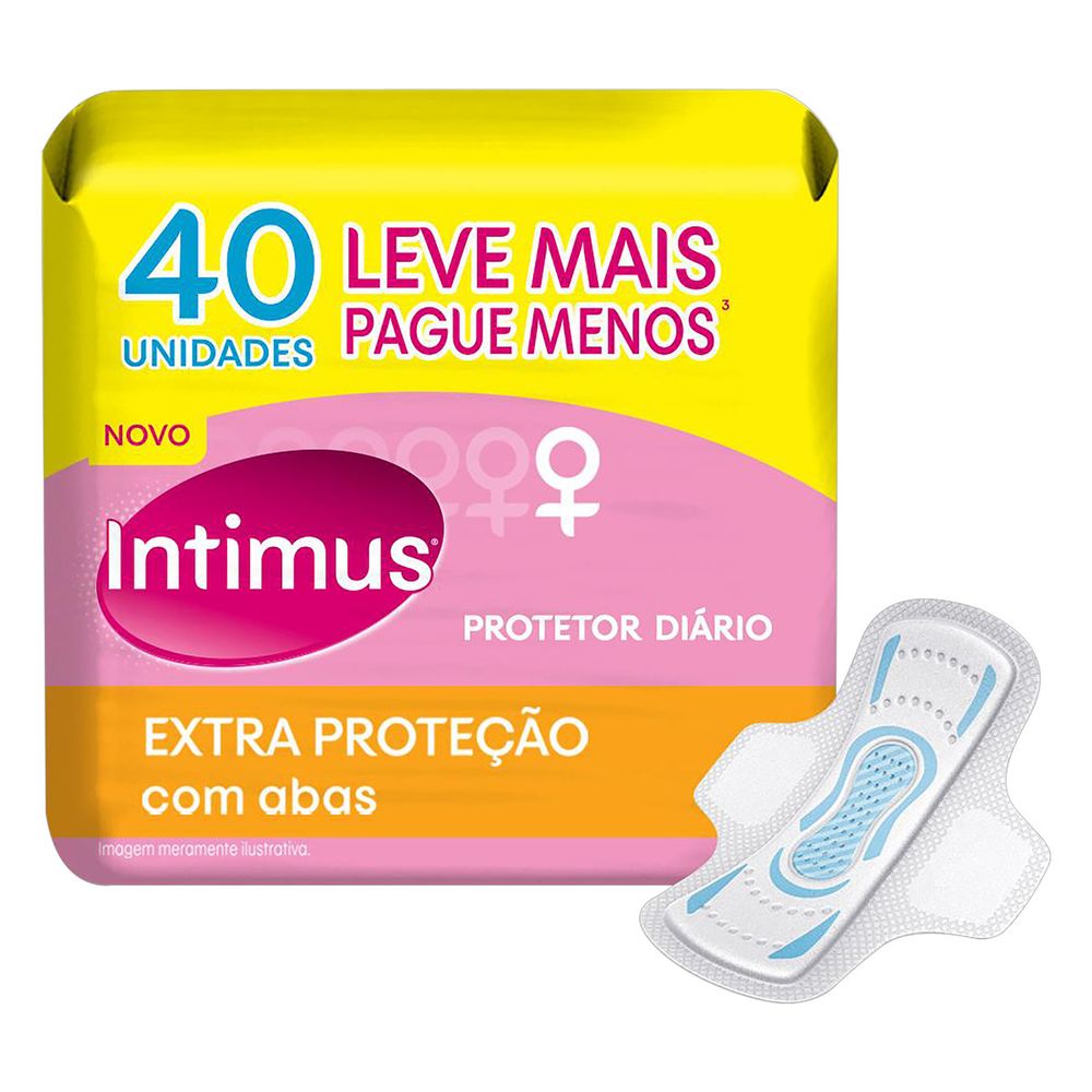 Intimus Days Absorvente Com Abas C/40 - drogariamoderna
