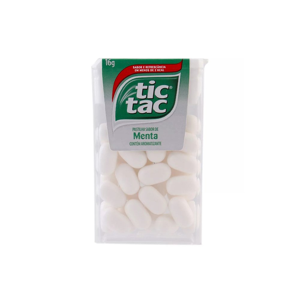 Pastilha Tic Tac Menta 16G - drogariamoderna